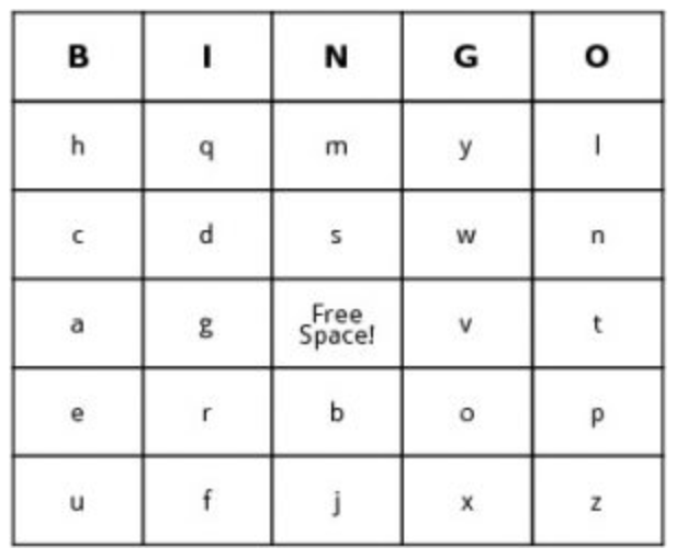 20 Educational Alphabet Bingos - Kitty Baby Love